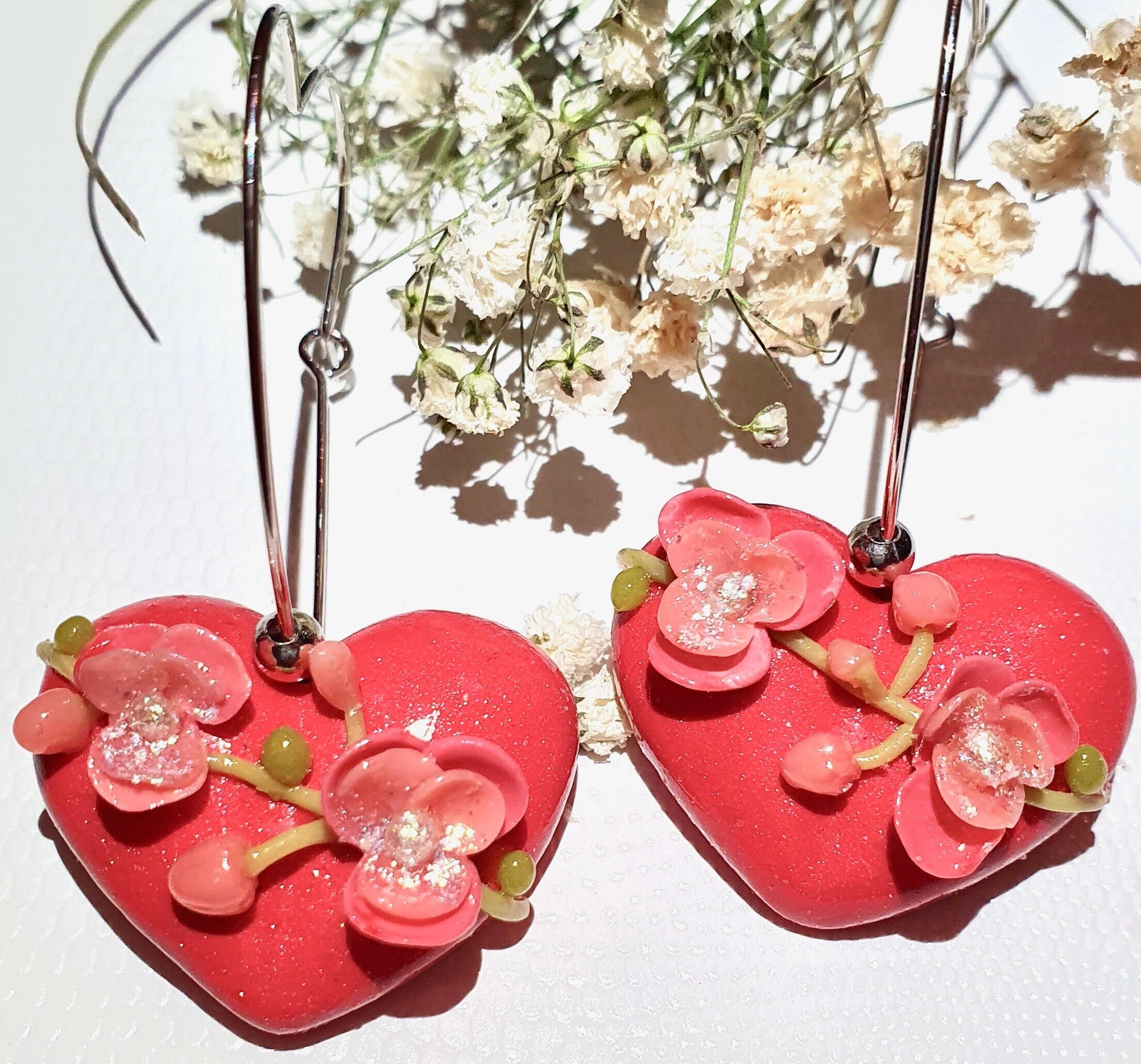 Coral Colored Heart