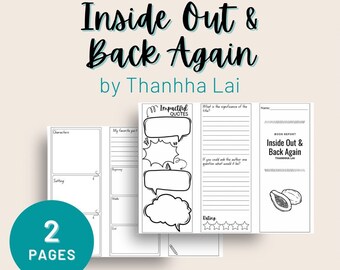 Inside Out Back Again - Etsy