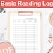Basic Reading Log, Printable PDF, Printable Logs, Learning Resources ...