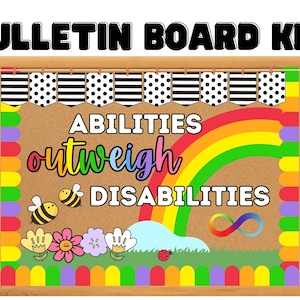 Autism Acceptance Theme Bulletin Border, Bulletin Board Border ...