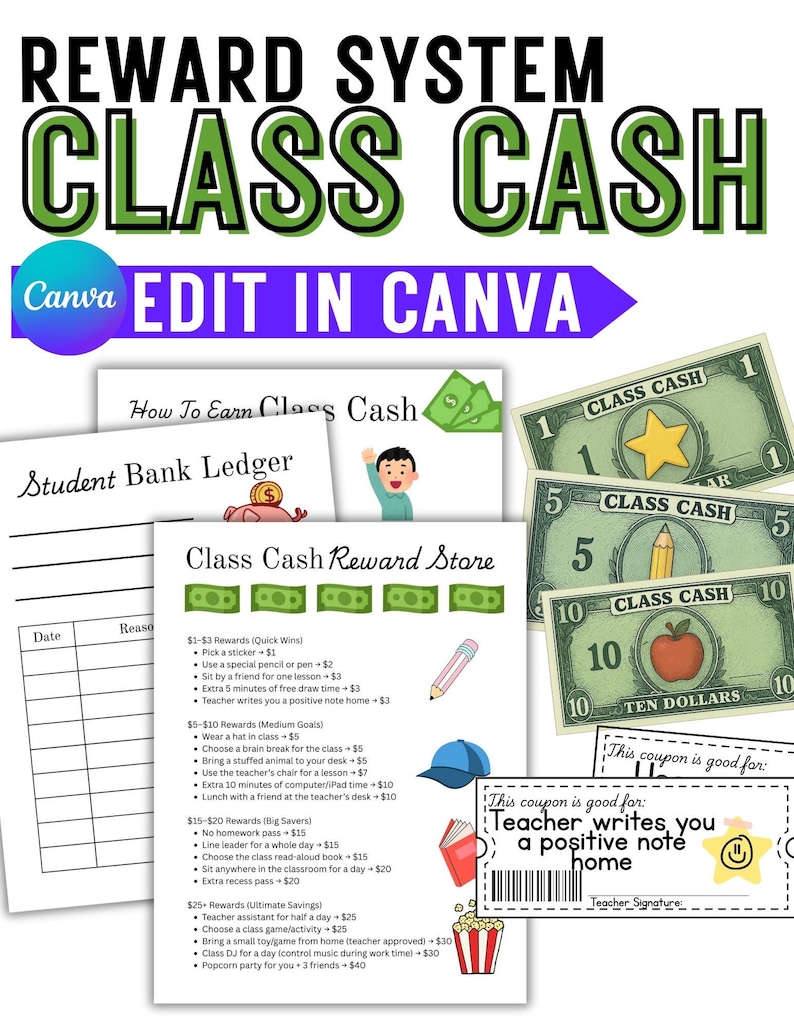 Editable Classroom Behavior Management System (printable PDF Charts ...