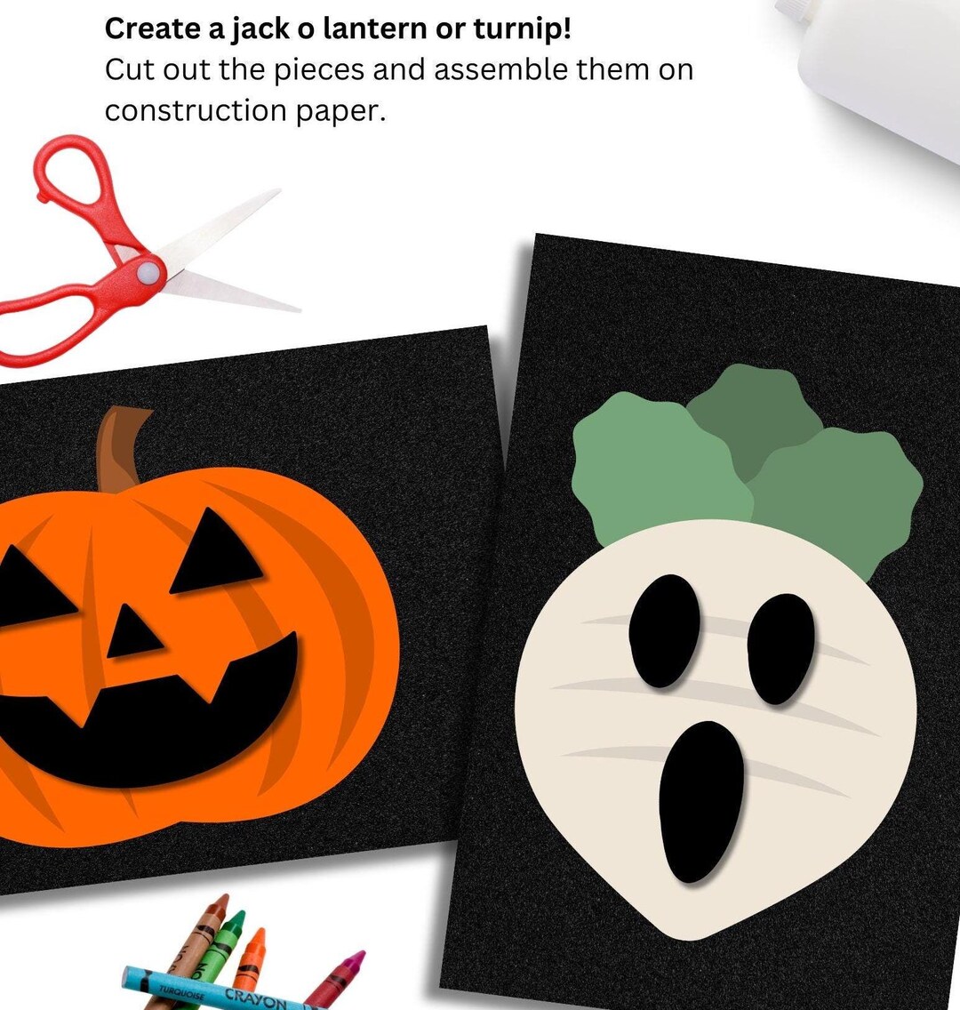 Make A Jack-o-lantern Art Project, Lower Elementary Art, Halloween ...
