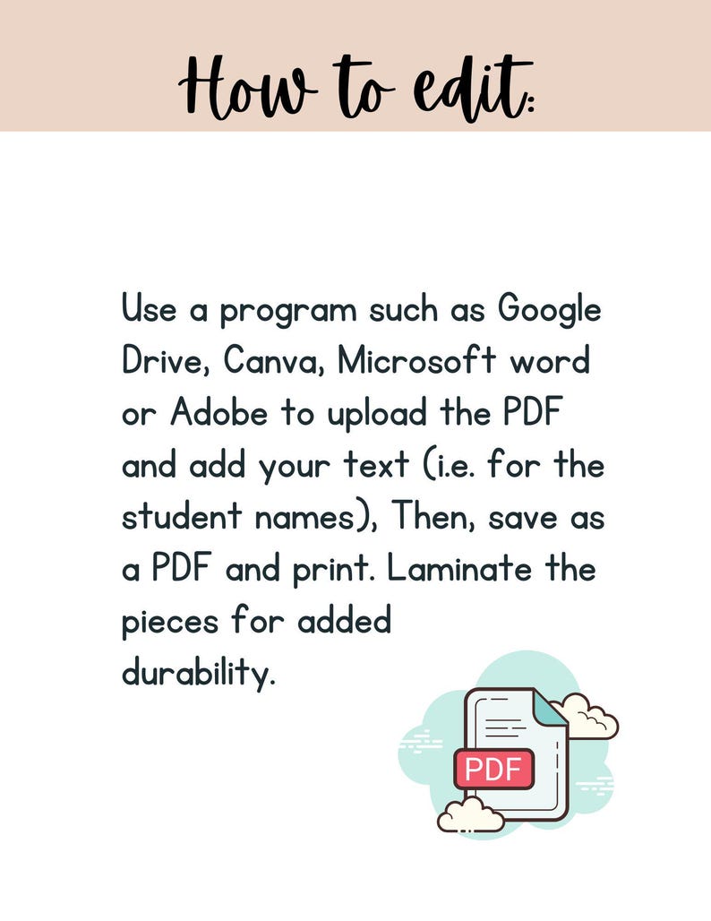 Geometric Bulletin Board Border: Printable Classroom Decor (8.5x11” PDF ...