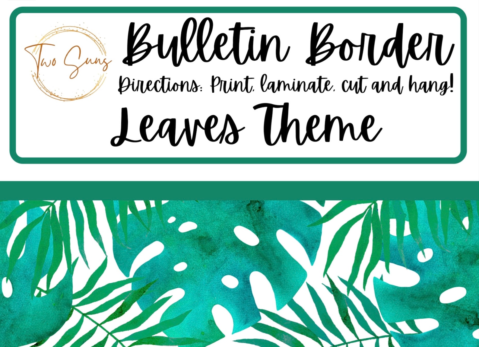 Classroom Bulletin Border, Bulletin Board Border, Printable Classroom ...