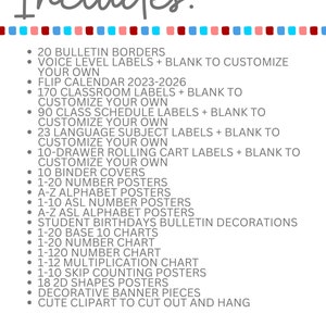 July 4th Classroom Decor Bundle, Modern Classroom, Customizable ...