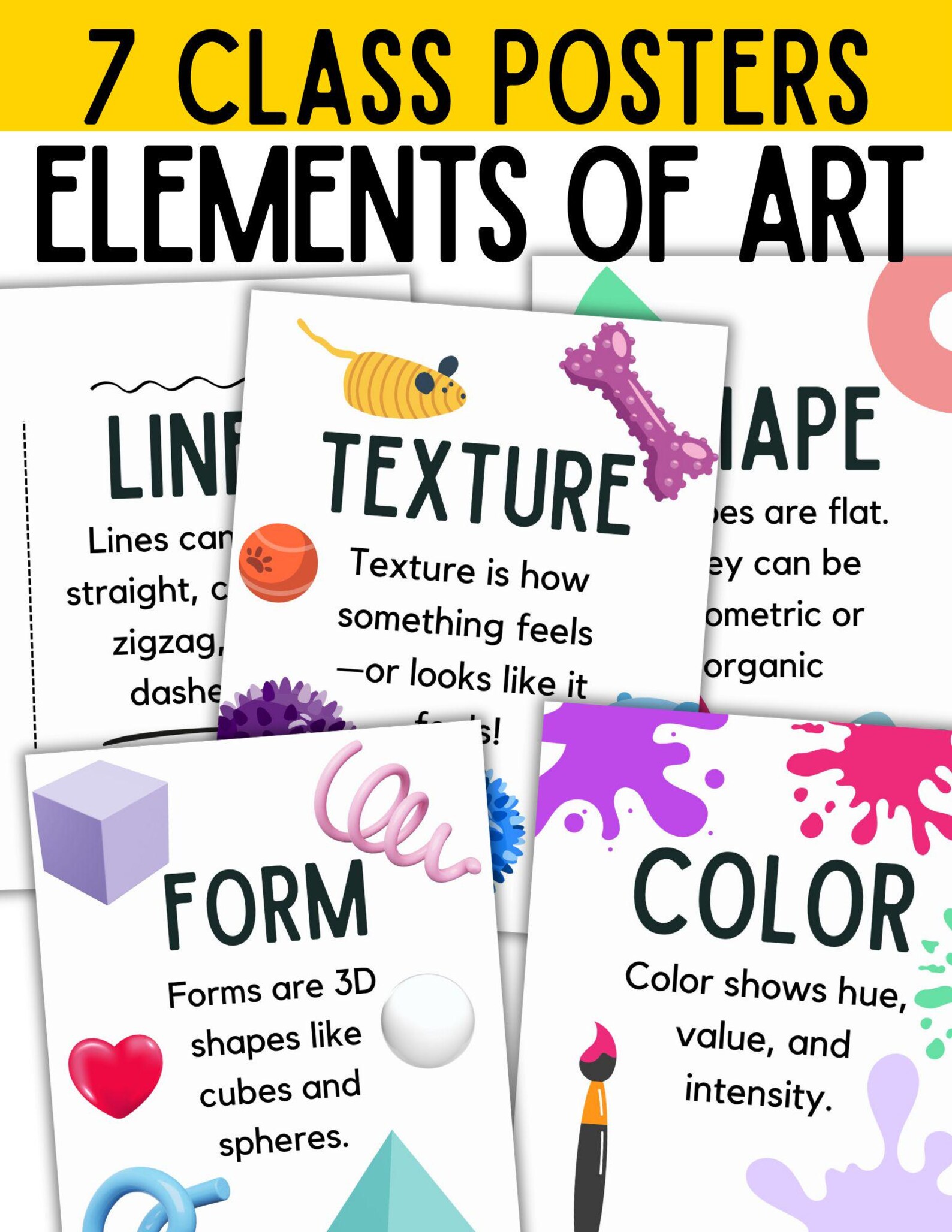 Parts of Speech Posters: Disco Friendship Bracelet Theme (printable PDF ...