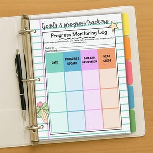 IEP Parent Advocacy Binder: Special Education Meeting Organizer (PDF ...