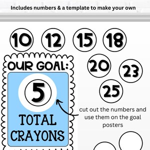 Crayon Classroom Student Reward Chart (plus CANVA LINK) Class Reward ...