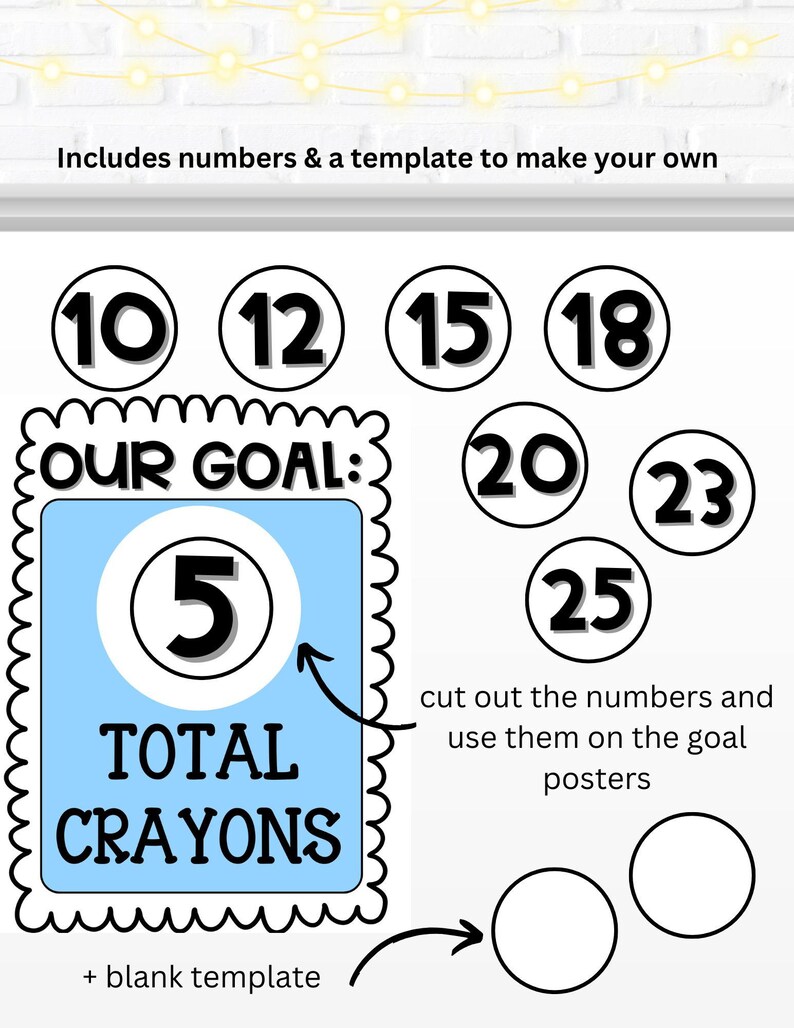 Crayon Classroom Student Reward Chart (plus CANVA LINK) Class Reward ...