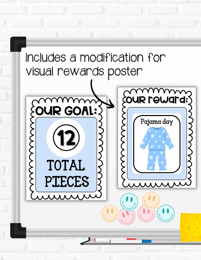 Groovy Smiles Classroom Reward Jar: Incentive Decor (digital Download ...