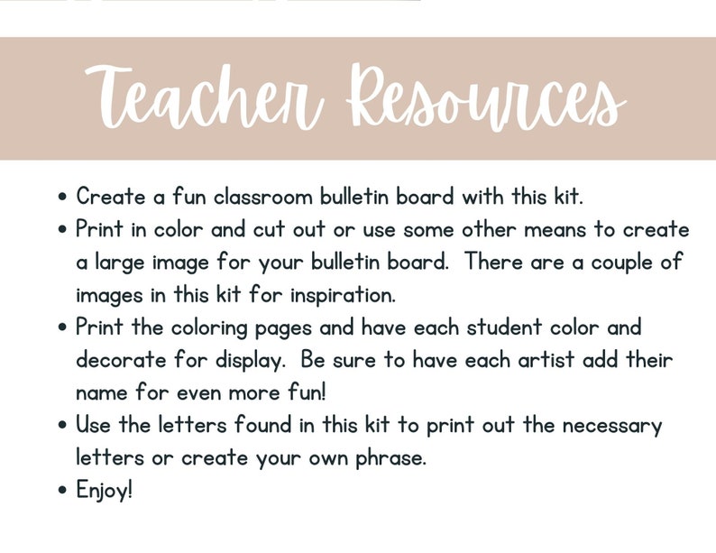 Eucalyptus Farmhouse Bulletin Board Kits Printable Bulletin - Etsy