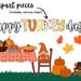Happy Turkey Day Bulletin Board Kit: Modern Classroom Decor (printable ...