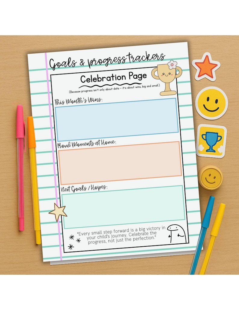 IEP Parent Advocacy Binder: Special Education Meeting Organizer (PDF ...