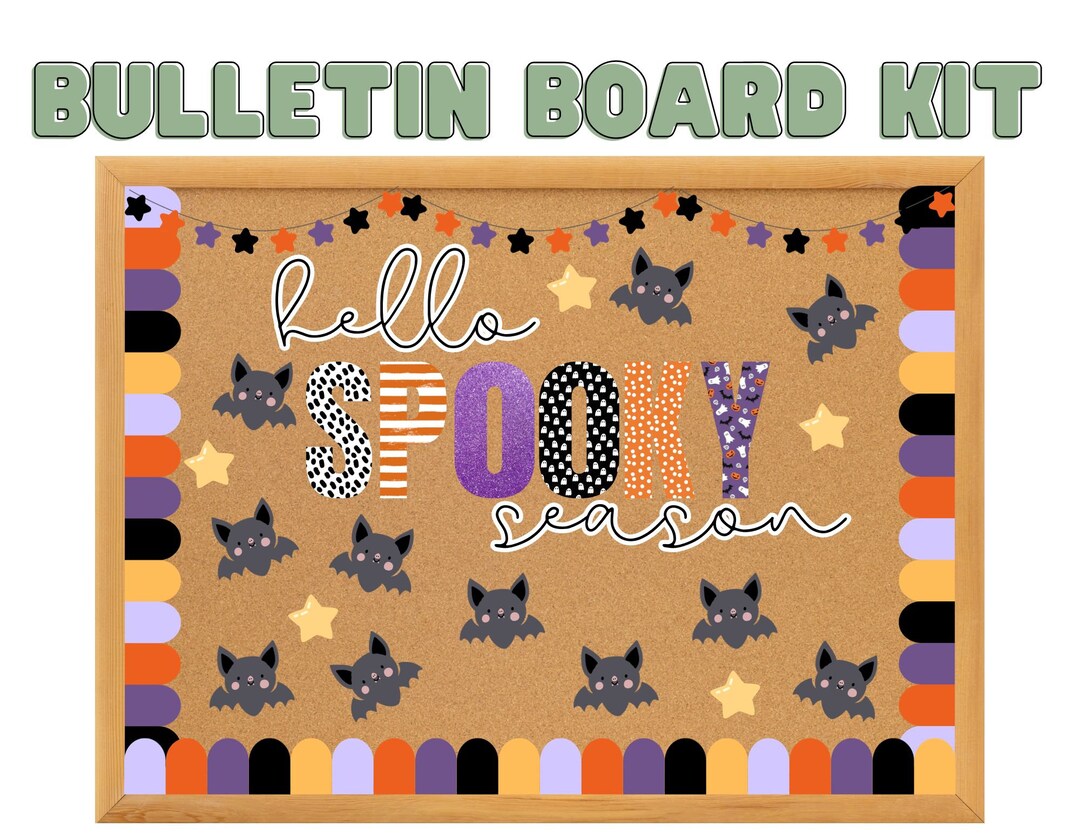 Fall Bulletin Board Kit, Printable Bulletin Board Decorations ...