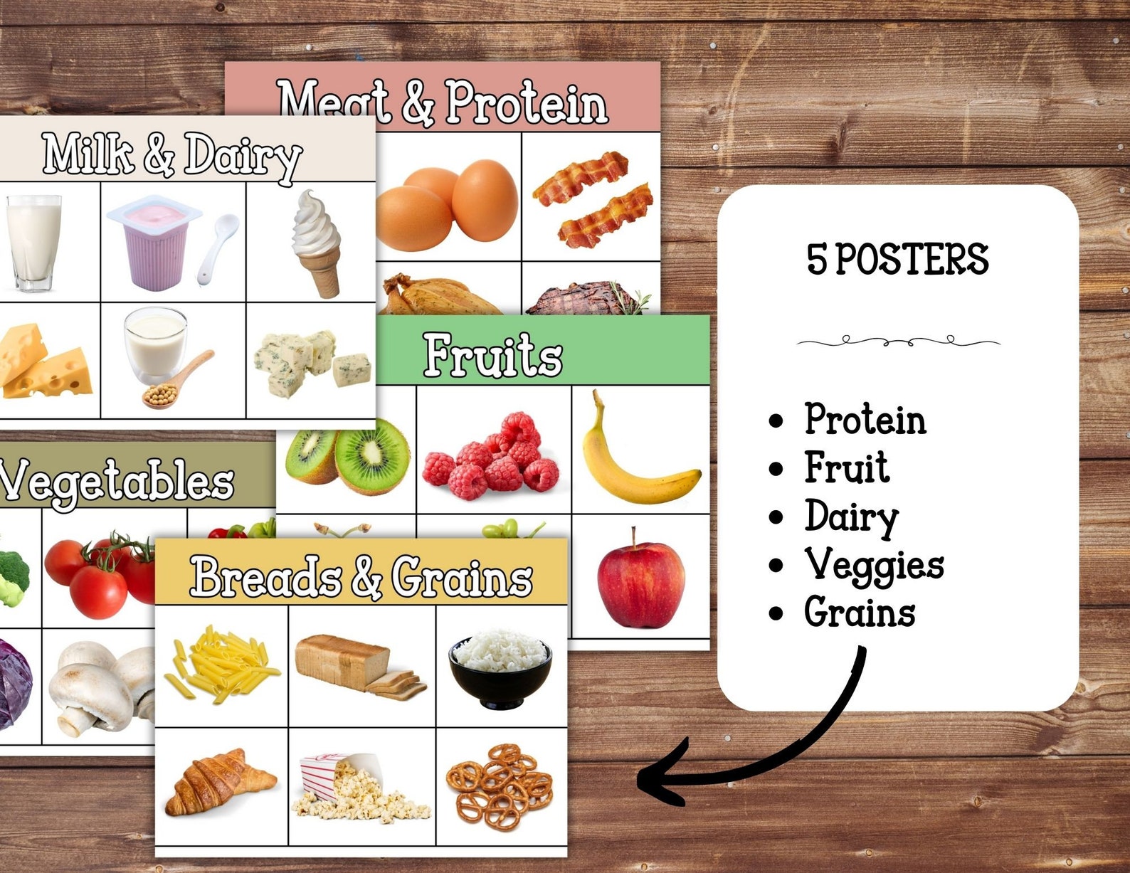 5 Food Group Posters & 7 Activities, Healthy Eating and Nutrition ...