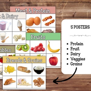 5 Food Group Posters & 7 Activities, Healthy Eating and Nutrition ...