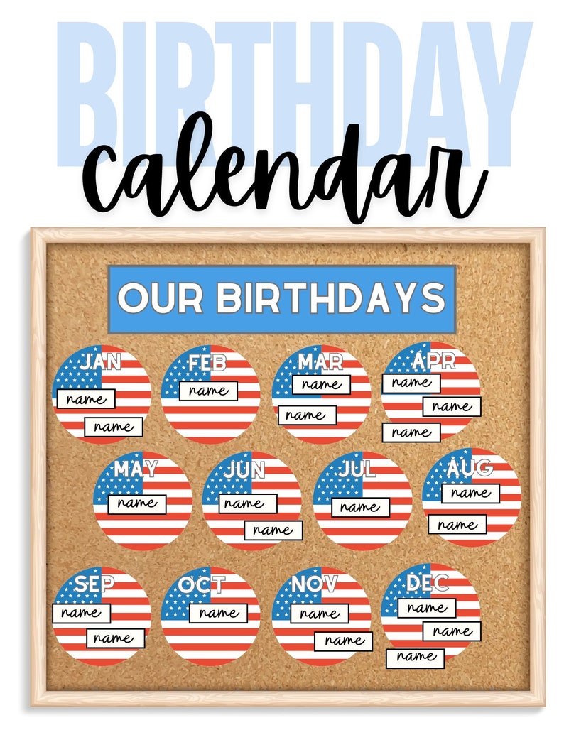 July 4th Classroom Decor Bundle, Modern Classroom, Customizable ...