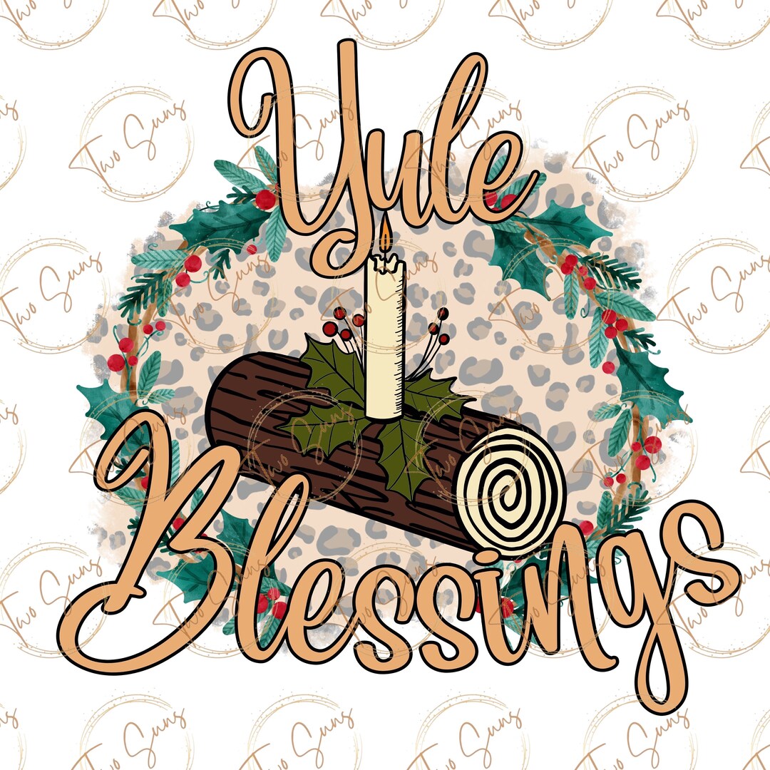 Yule Design, Holiday Design, PNG File, Graphic Design, Digital Designs ...