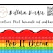 Bulletin Border, Bulletin Board Border, Printable Classroom Decorations ...