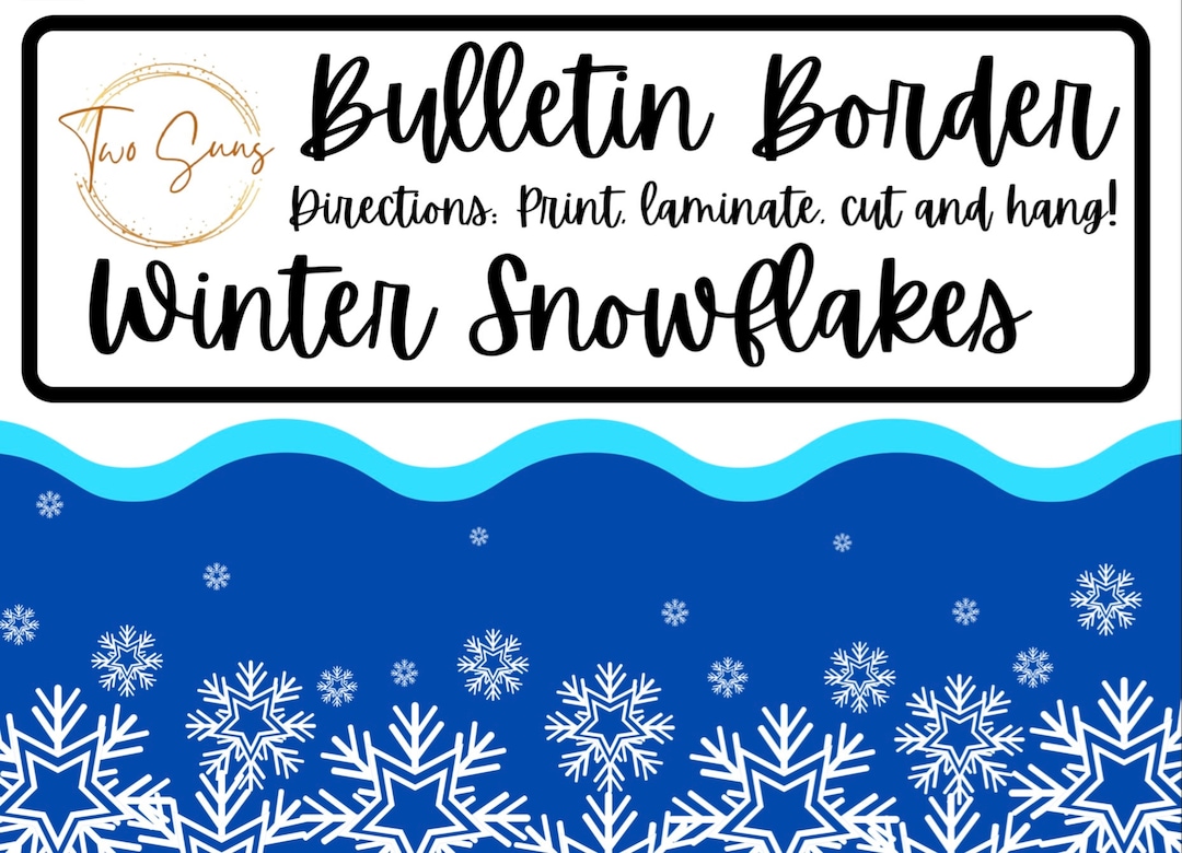 Classroom Bulletin Border, Bulletin Board Border, Printable Classroom ...