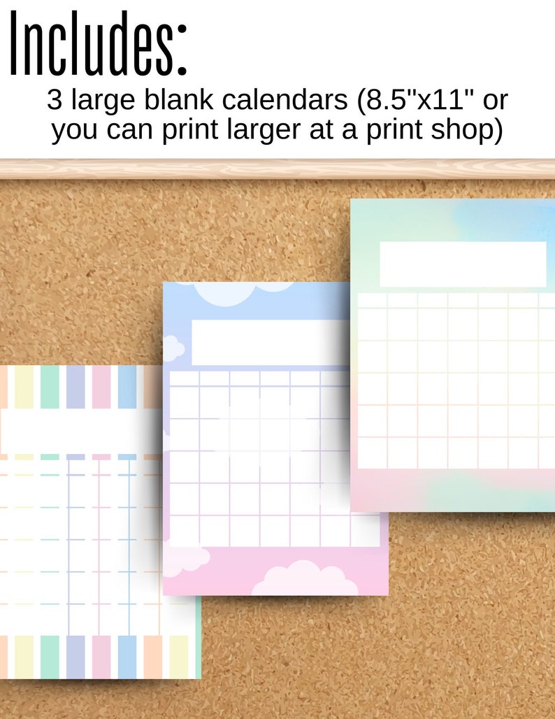 Pretty Pastels Pocket Chart Calendar With Weather, Season, Month & Day ...