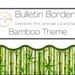 Bamboo Bulletin Board Border: Printable Classroom Decor (PDF Format) - Etsy