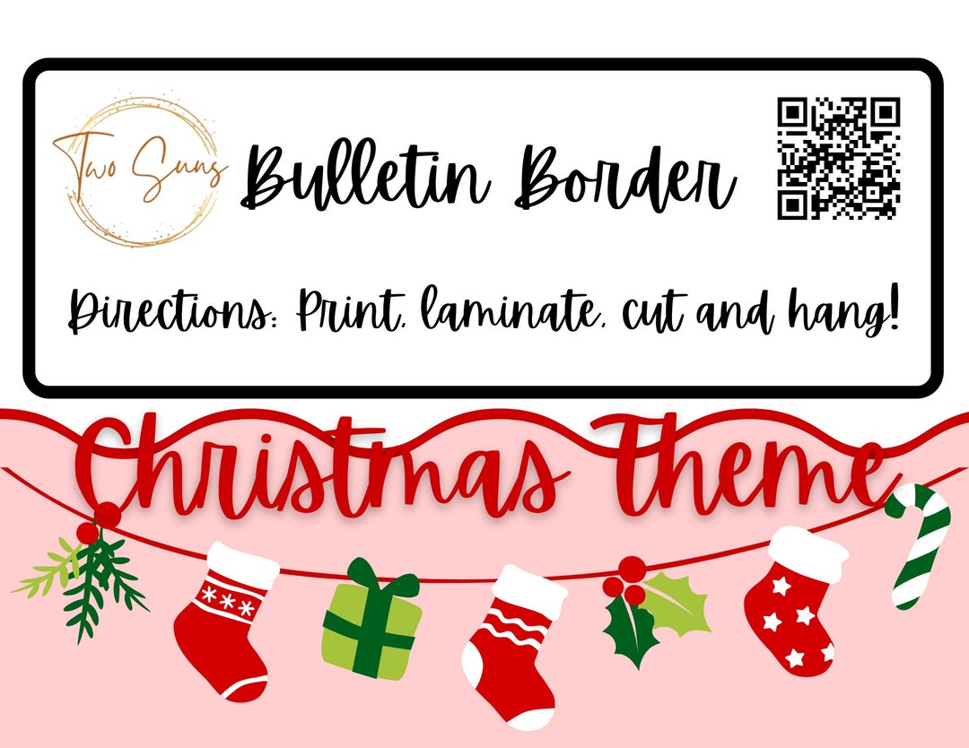 Bulletin Border, Bulletin Board Border, Printable Classroom Decorations ...
