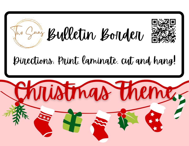 Bulletin Border, Bulletin Board Border, Printable Classroom Decorations ...