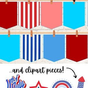 July 4th Classroom Decor Bundle, Modern Classroom, Customizable ...
