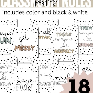 480+ Pages Boho Blush Mega Classroom Decor Bundle, Posters, Bulletin ...