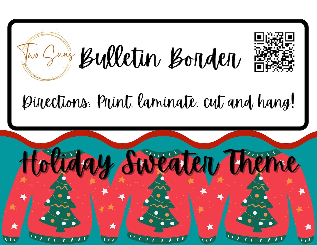 Bulletin Border, Bulletin Board Border, Printable Classroom Decorations ...