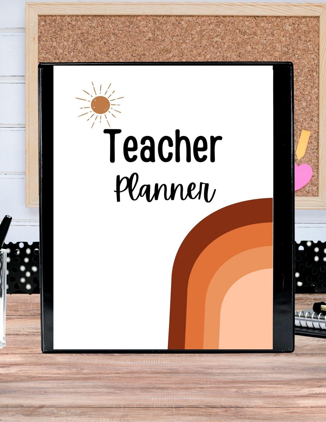Undated Teacher Planner, Printable PDF, 150+ Pages, Printable Planner ...