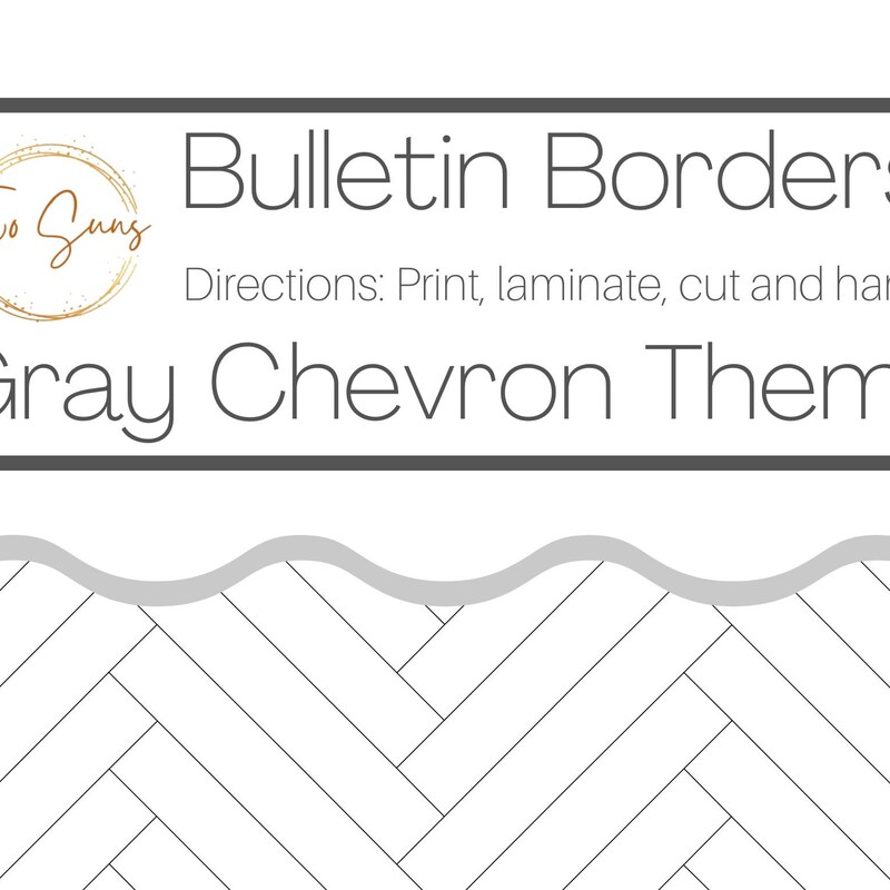 Chevron Borders - Etsy