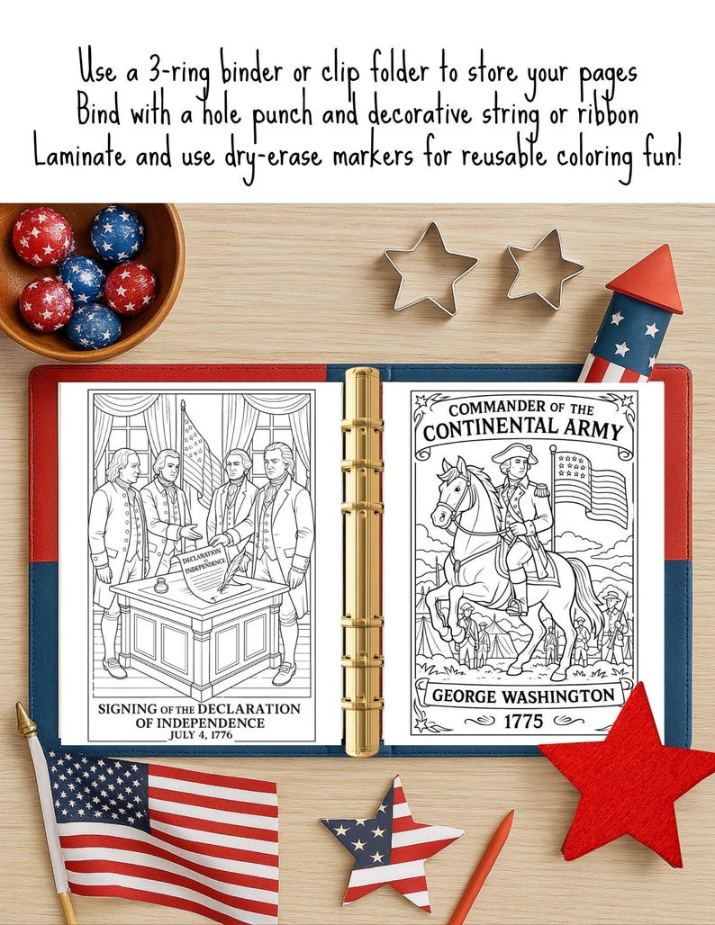 American Revolution Coloring Pages: US History Activity Set (PDF ...
