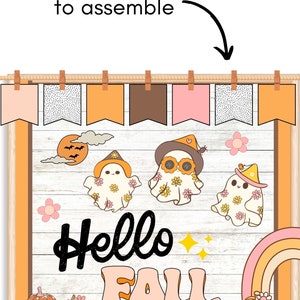 Pastel Fall Bulletin Board Kit: Halloween Classroom Decor (PDF) - Etsy
