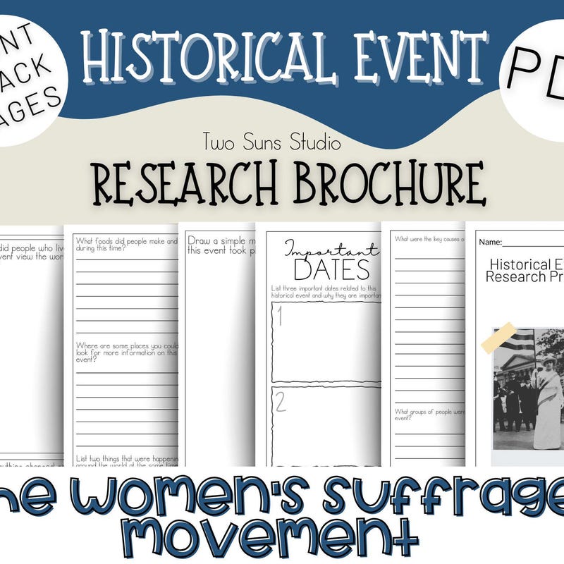 Suffrage Movement - Etsy