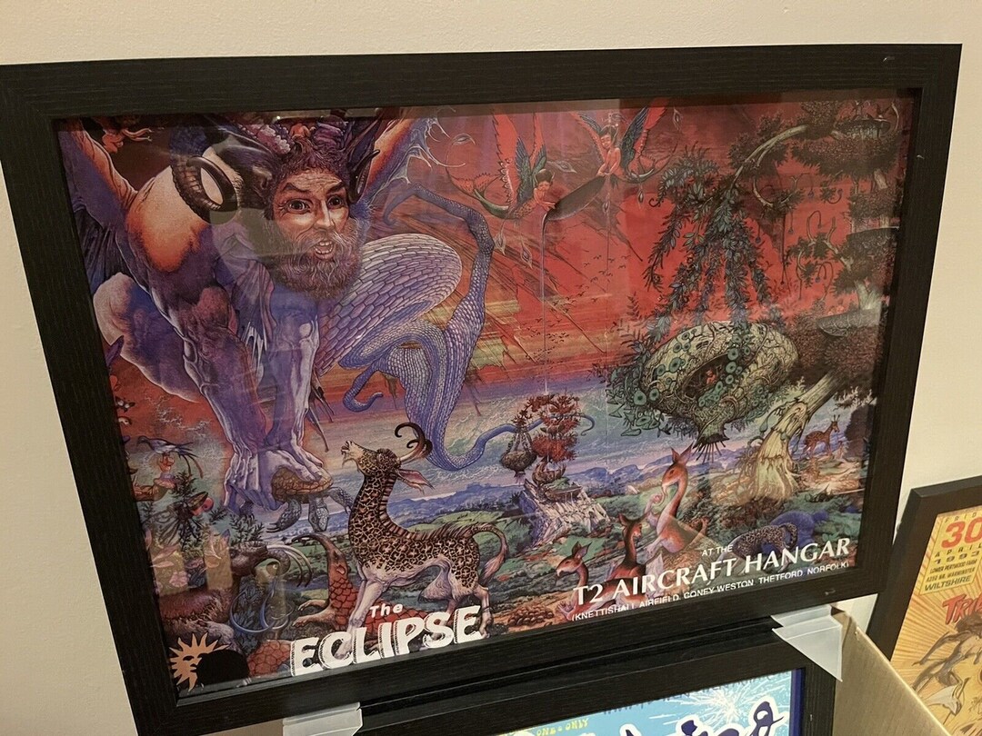 Eclipse T2 Hangar Rave 1991 Flyer Poster A2 - Etsy