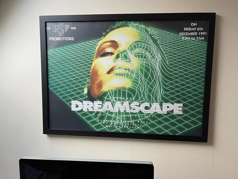 Dreamscape 1 1991 Flyer Poster (A2) - Etsy Australia