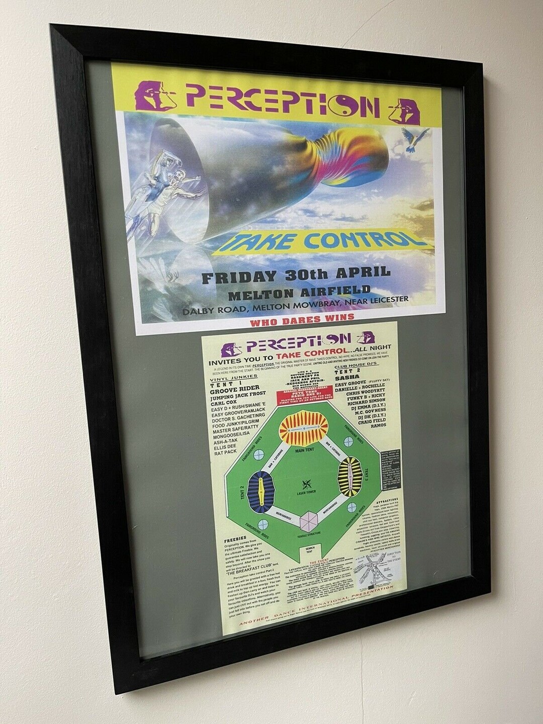 Perception 1993 Rave A2 Flyer/poster.. - Etsy