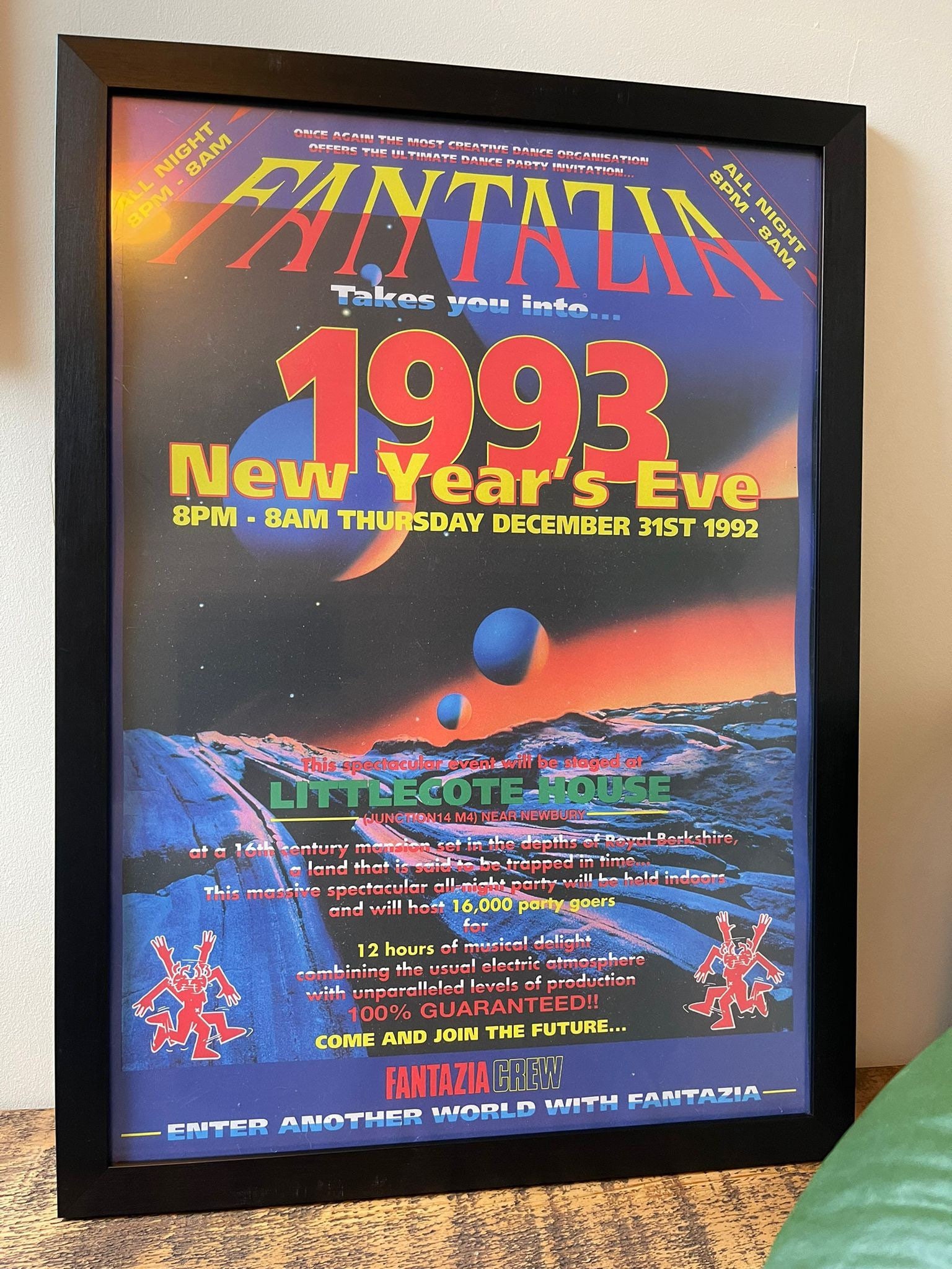 Fantazia 1993 Flyer Poster (A2) - Etsy