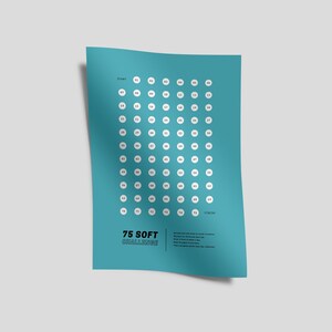 75 Soft Poster | #1 | All Colours Included | Habit Tracker | 2024 ...