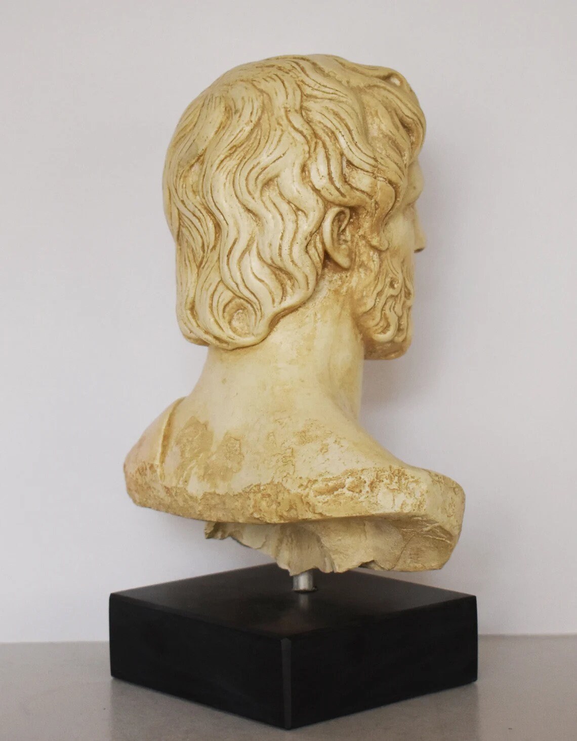 Asclepius Bust Hero and God of Medicine in Ancient Greek Religion and ...