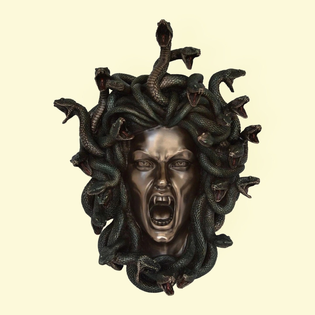 Medusa Mask - the Most Famous of the Monster Figures Known as Gorgons ...