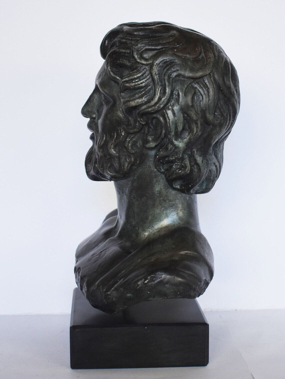 Asclepius Bust Hero and God of Medicine in Ancient Greek Religion and ...