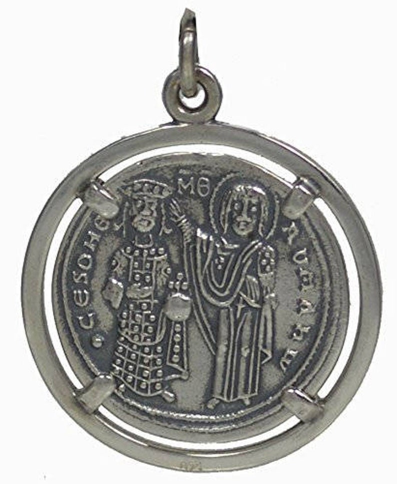 Christ Enthroned Byzantine Coin Emperor Romanus III - Etsy