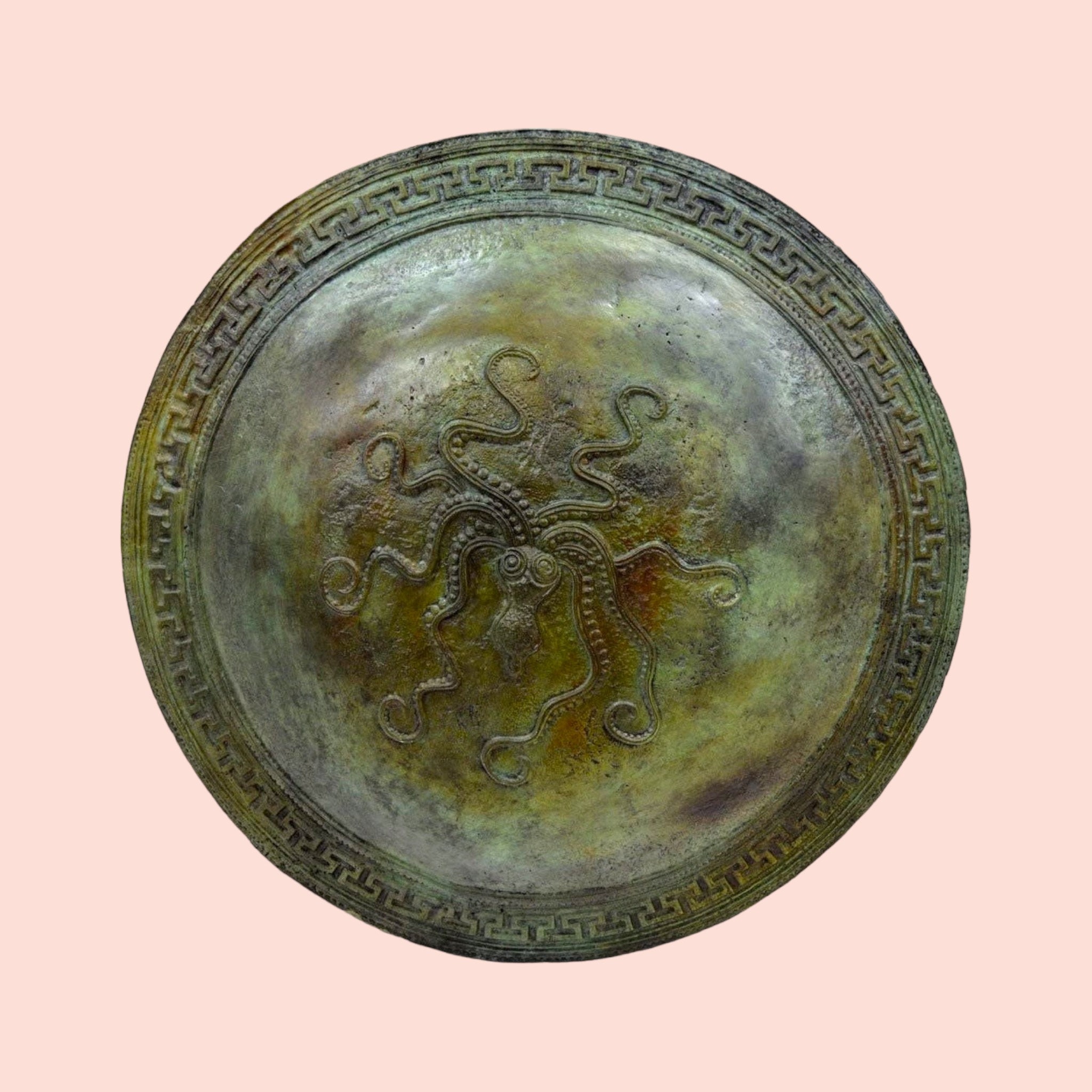 Ancient Greek Shield Aspis Life Size Octopus Design Museum Replica ...