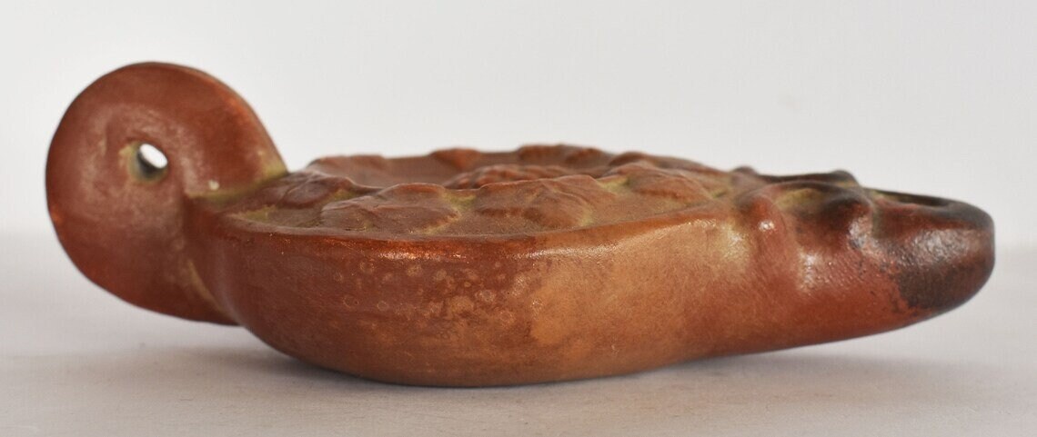 Ancient Greek Oil Lamp Grape, Symbol of Abundance, Fertility, and Good ...