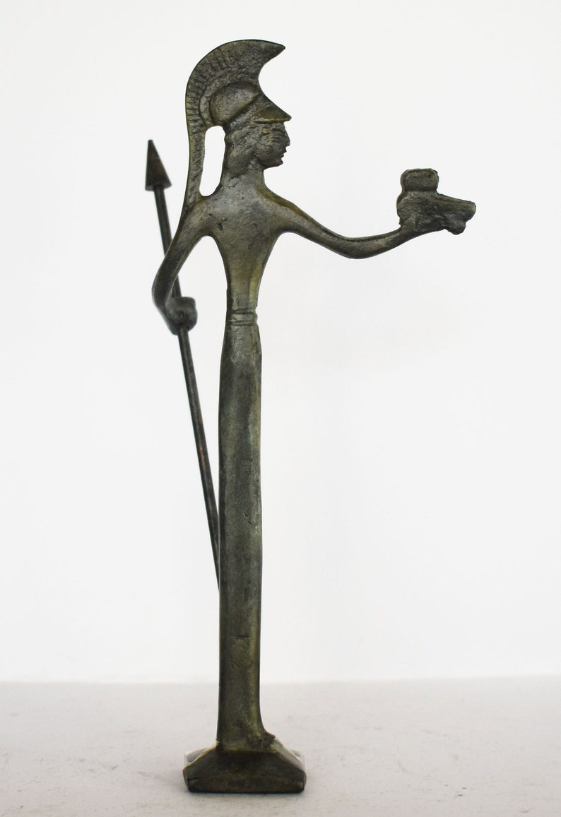 Athena Minerva Goddess of Wisdom Warfare Handicraft | Etsy