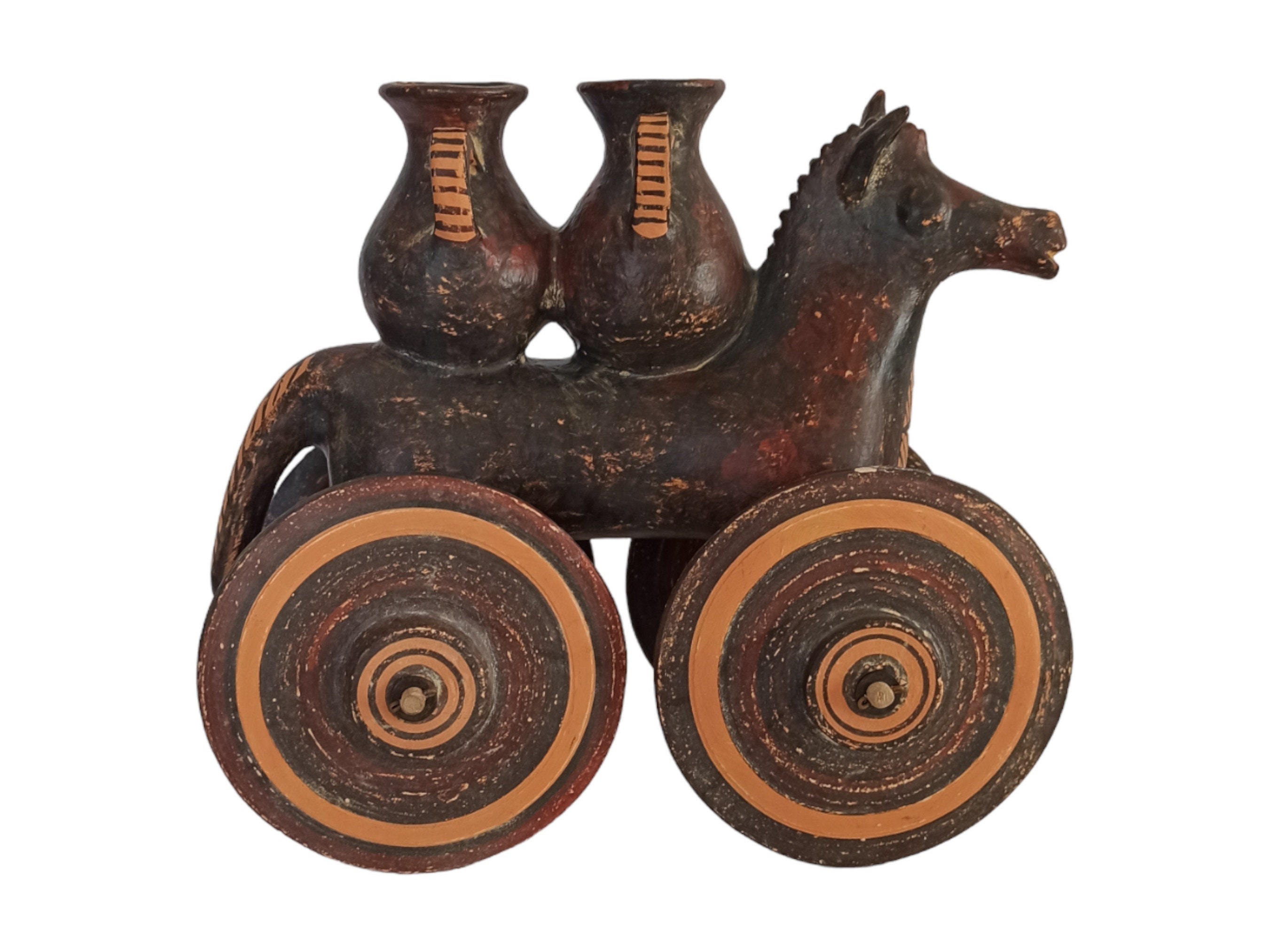 Ancient Greek Horse on Wheels - Toy - Symbol of Endurance, Valor ...