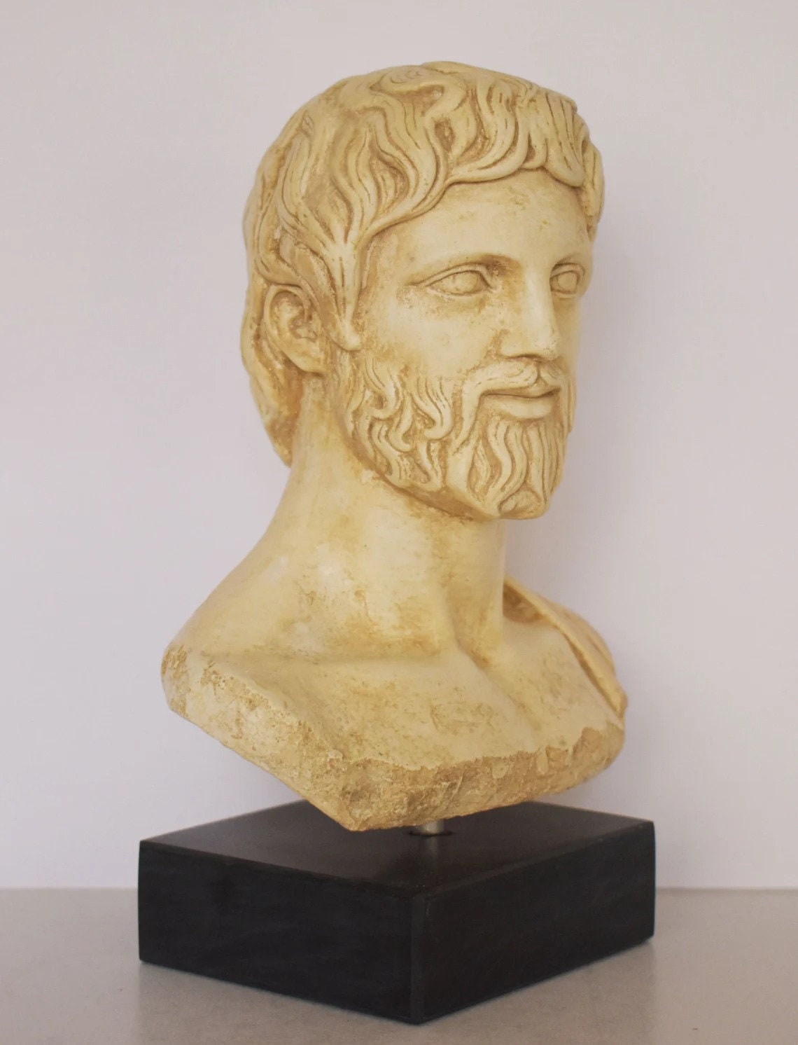 Asclepius Bust Hero and God of Medicine in Ancient Greek Religion and ...
